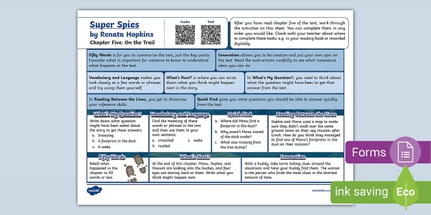 CHAPTERS September 2022: Super Spies - Chapter 5 Follow-Up