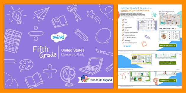 FREE Fifth Grade Membership Guide - United States - Twinkl