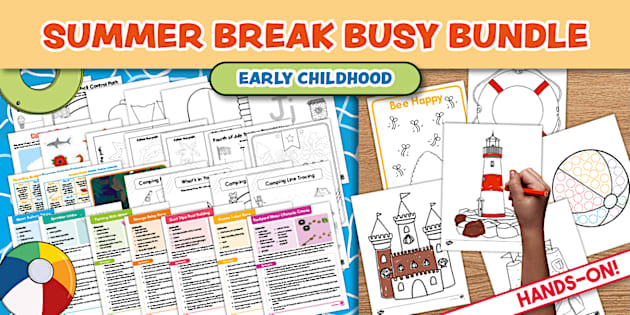 Summer Break Busy Bundle for Early Childhood - Twinkl