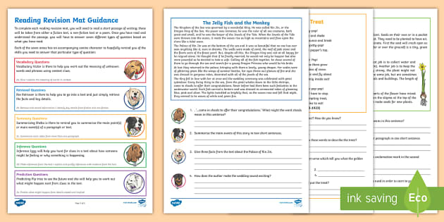 Year 3 Reading KS2 Revision Activity Mat Pack 1 - Twinkl