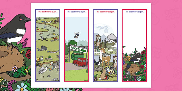 The Messy Magpie Editable Bookmarks (teacher made)