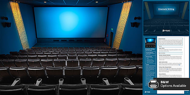 Comparing Film And Literature Cinematic Writing Lesson Pack