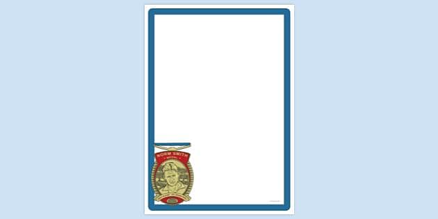 FREE! - AFL Norm Smith Medal Page Border | Page Borders | Twinkl