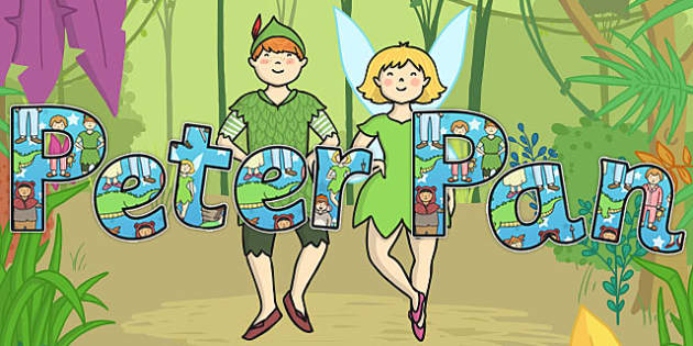 FREE! - Peter Pan Display Lettering (teacher made) - Twinkl