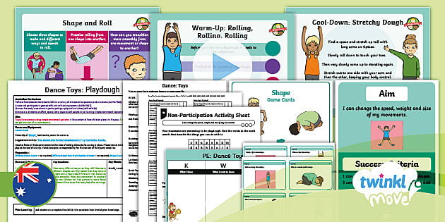 PE Year 2 Dance: Toys Lesson 1: Modelling Dough Lesson Pack