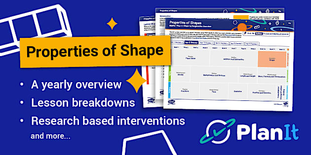 FREE! - Properties of Shapes - Steps to Progression Overview - Year 2