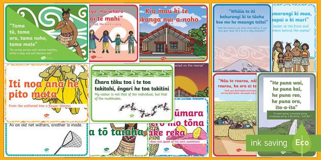 Māori Proverbs Display Posters | Teaching Resources