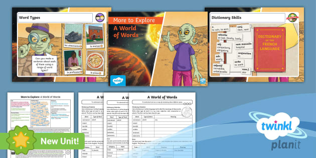 👉 French: More to Explore: A World of Words Year 6 Lesson Pack 3