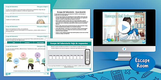 Escape Room: ¡Escapa del laboratorio! - Twinkl