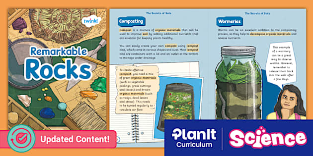 Science: Rocks: Year 3 Remarkable Rocks eBook (teacher made)