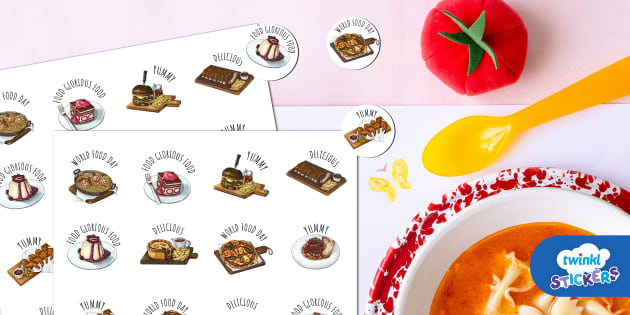 World Food Day - Celebration Stickers (Hecho por educadores)