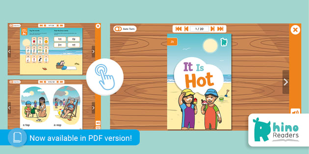 Level 2b Decodable Readers: It Is Hot (Teacher-Made)