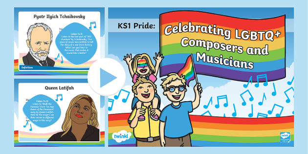 👉 KS1 Pride: Celebrating LGBTQ+ Composers and Musicians PPT
