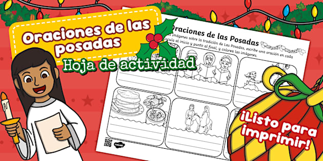 Construyamos oraciones navideñas: Las Posadas