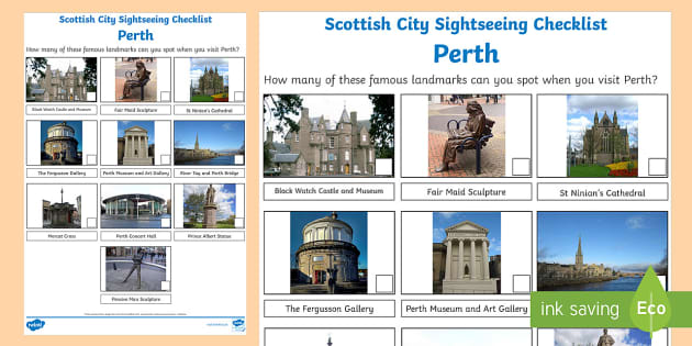 City Of Perth Activity Sheet | Twinkl Resources - Twinkl