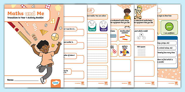 👉 Maths and Me Transition to Year 1 Activity Booklet