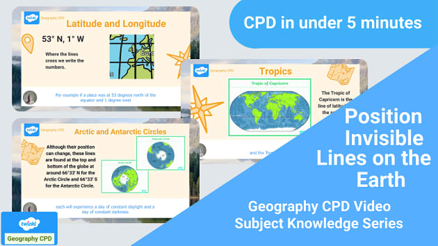 Geography CPD - Invisible Lines on the Earth (teacher made)