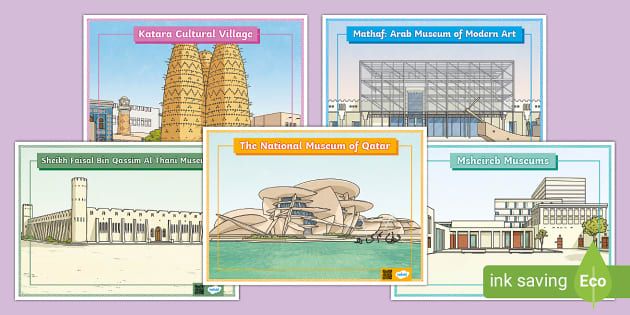 Museums in Qatar Display Posters (teacher made) - Twinkl