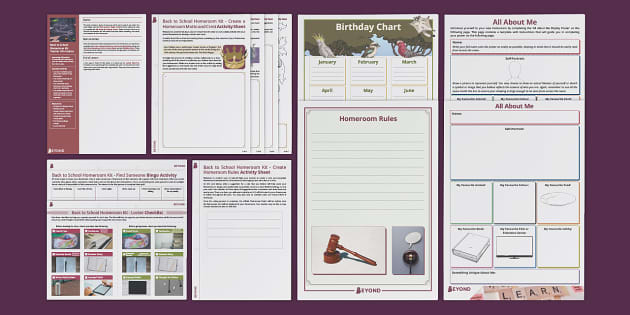 Back to School Homeroom Kit (Teacher-Made) - Twinkl