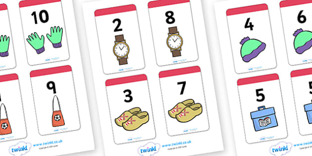 FREE Number Bonds To 10 Matching Cards Clothing 
