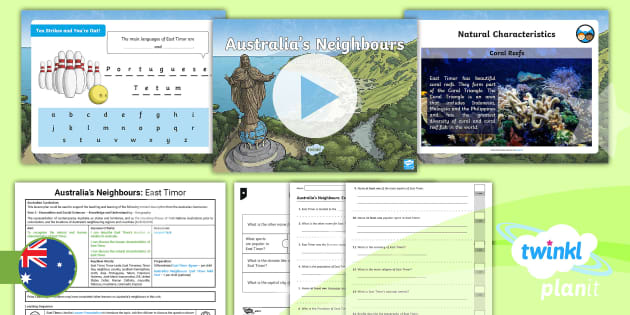 PlanIt HASS Geography Year 3 Australia's Neighbours Lesson 3: East Timor