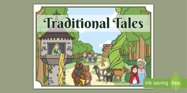 Traditional Tales Display Poster (Teacher-Made) - Twinkl