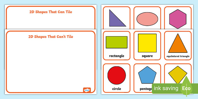 Tiling 2d Shapes Sorting Cards Twinkl