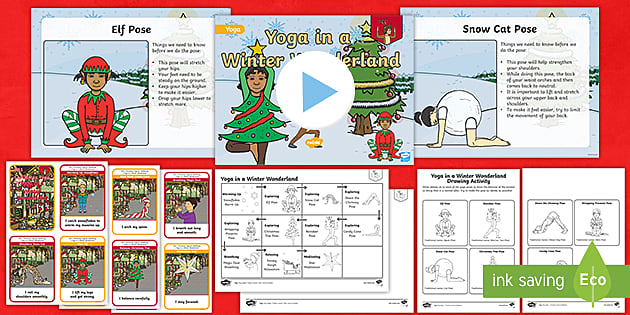 FREE! - KS1 Christmas Yoga (teacher made)