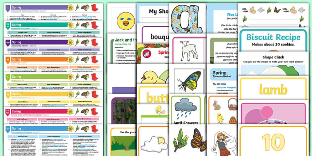 EYFS Spring Planning & Continuous Provision Ideas (Ages 2-4)