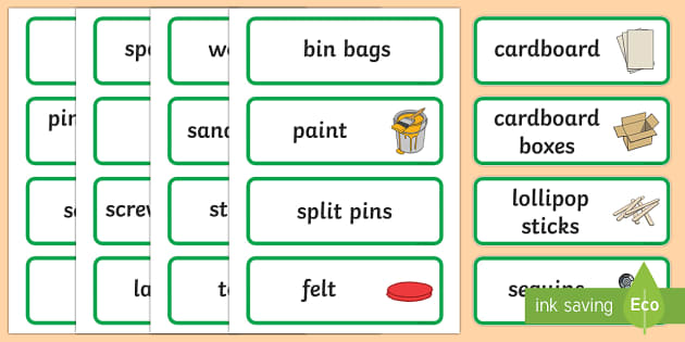 DIY Word Cards (teacher made) - Twinkl