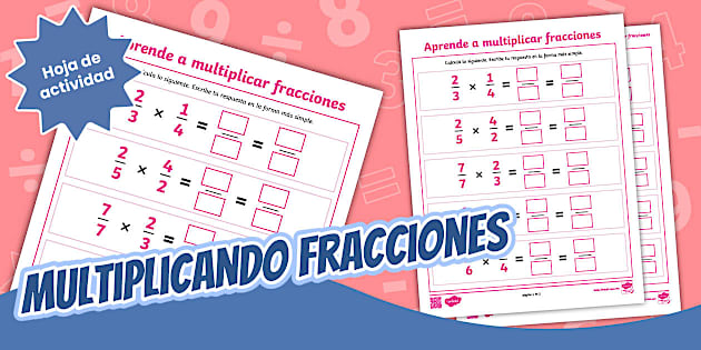 Aprendo a multiplicar fracciones