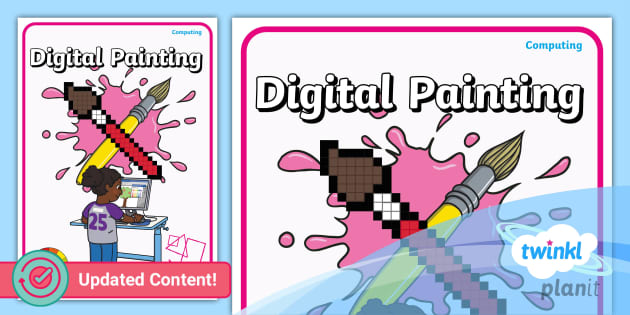 Computing: Digital Painting: Year 1 Unit Book Cover - Twinkl