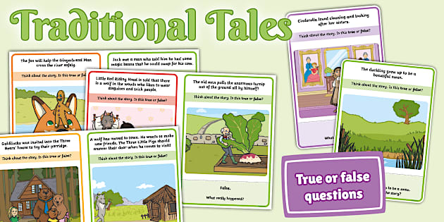 Traditional Tales: Recognising True or False Information Activity