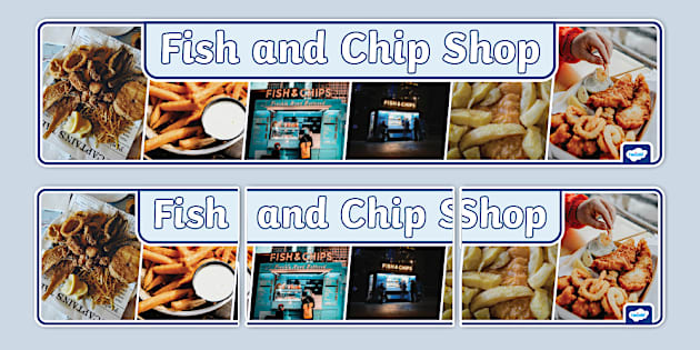 Fish and Chip Shop Photo Display Banner