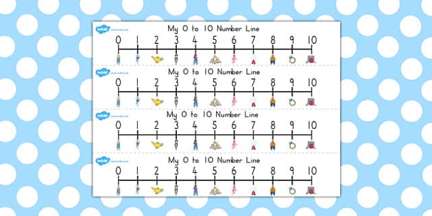 FREE! - Aladdin Number Lines 0 10 (teacher made) - Twinkl