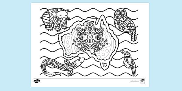FREE! - Tribal Colouring Page | Colouring Sheets - Twinkl