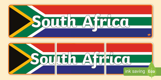 South Africa Display Banner (teacher made) - Twinkl