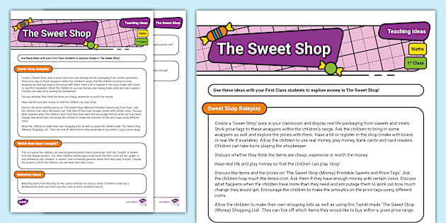 sweet shop teaching ides (teacher made) - Twinkl