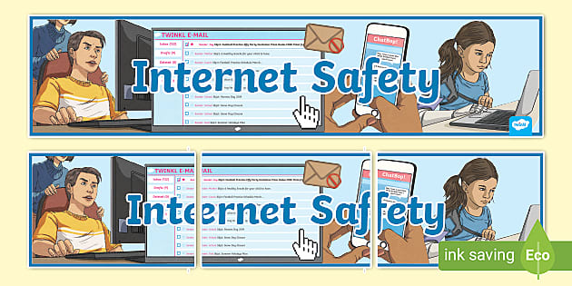 FREE! - Internet Safety Display Banner (teacher made)