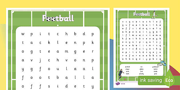 Football Word Search