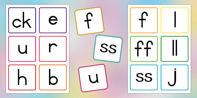 Letter Cards for Word Building 2 (teacher made) - Twinkl