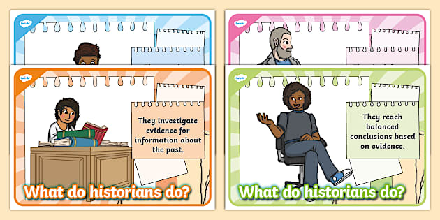 What Do Historians Do? Posters - Twinkl - KS1 (teacher made)