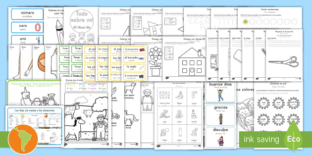 FREE Spanish Immersion Teaching Pack (teacher made)