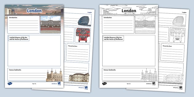 KS2 London Non-Chronological Report Template (Teacher-Made)