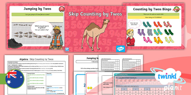 Year 1 Algebra: Skip Counting Lesson 1 (teacher made)