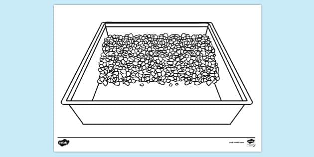 Gravel Colouring | Colouring Sheets (teacher made) - Twinkl