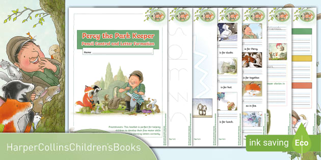 EYFS/KS1 Percy the Park Keeper: Letter Formation & Pencil Control
