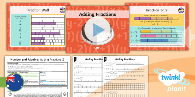 Addition and Subtraction of Fractions Lesson Plan | Year 5