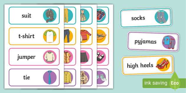 Clothes Shop Word Cards (Hecho por educadores) - Twinkl