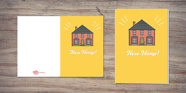 New Home Card | Twinkl Party (teacher made) - Twinkl